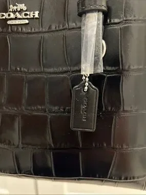 Coach | Bags | Coach Nwt Mollie Tote Bag 25 In Crocembossed Leather ...